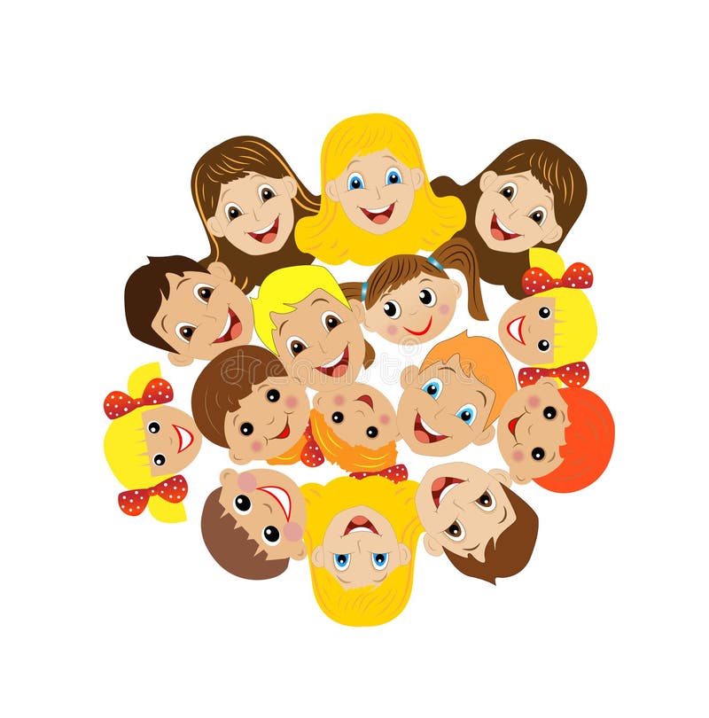 Children Circle Stock Illustrations – 28,359 Children Circle Stock ...