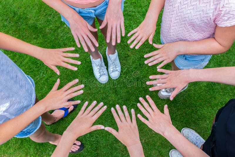 Many Hands Together: Group Of People Joining Hands Stock Photo - Image ... Many Hands Together: Group Of People Joining Hands Stock Photo - Image ...