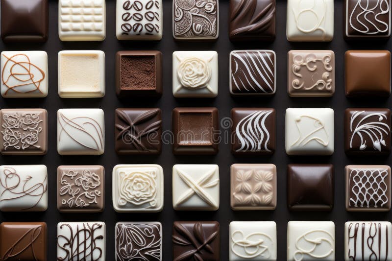 Many Chocolate Blocks on One Table Stock Photo - Image of snack, blocks ...