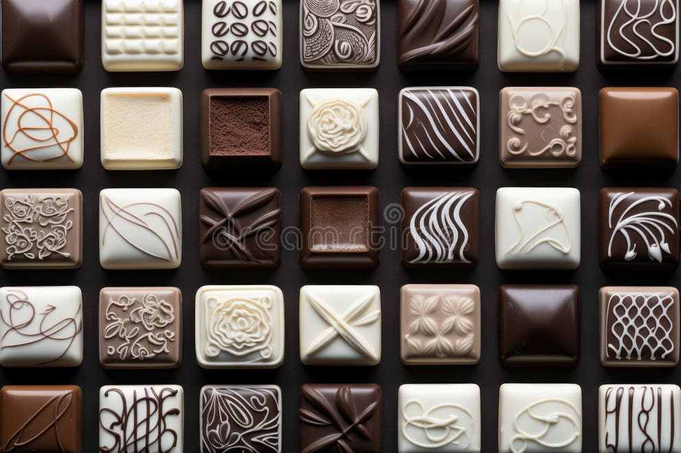 Many Chocolate Blocks on One Table Stock Photo - Image of snack, blocks ...