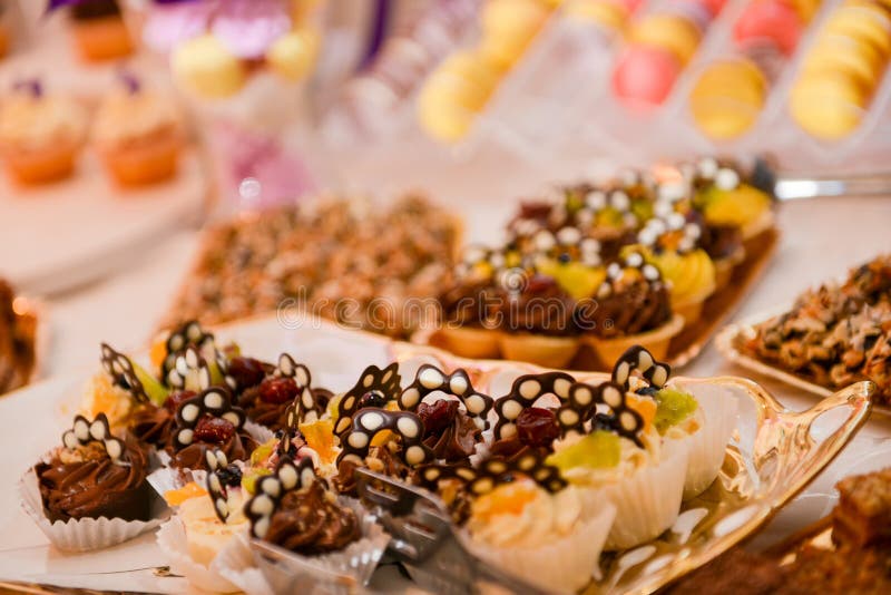 Many chocolate cakes stock photo. Image of light, cakes - 71008434