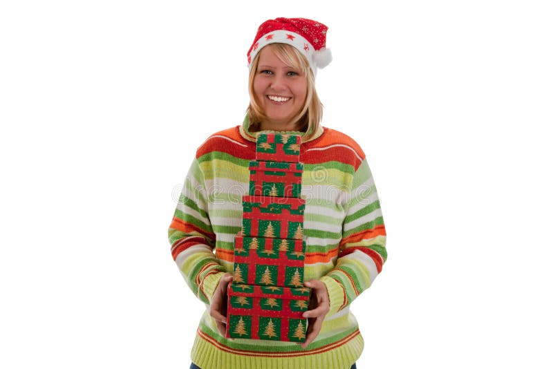 Many christmas gifts stock image. Image of symbol, handing - 17173005