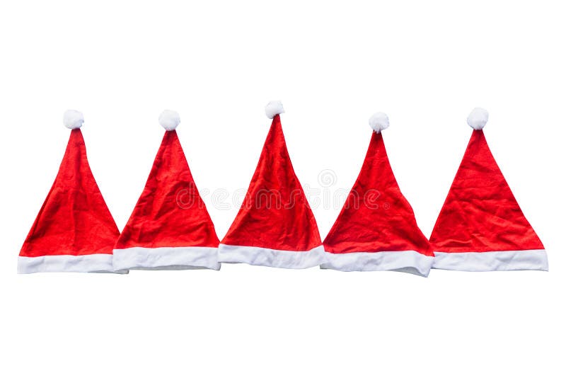 Many of Christmas red hat stock photo. Image of xmas - 133673936