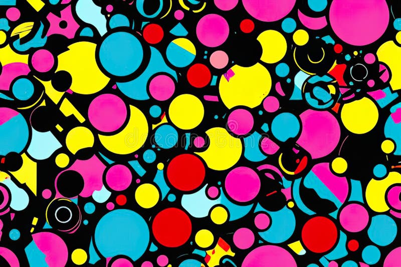 Many Circles in a Background at 13-6-2024 Stock Illustration ...