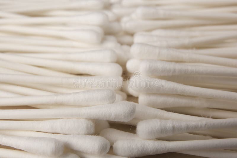 Many Clean Cotton Buds As Background Stock Image - Image of buds, fiber ...