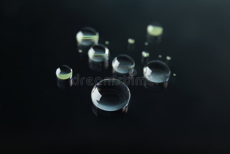 Many clean water drops stock image. Image of abstract - 121740701