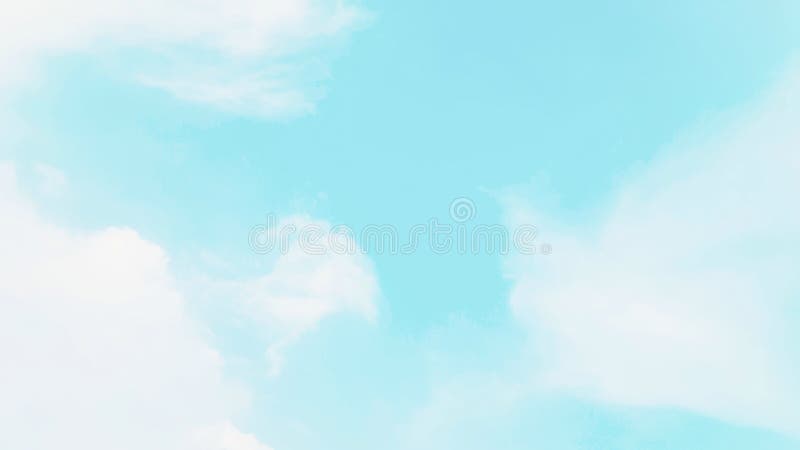 Many Clouds and Azure Sky Background.the Atmosphere in the Blue Sky ...