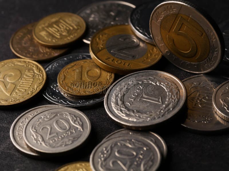 Many Coins from All Over the World Stock Image - Image of metal ...