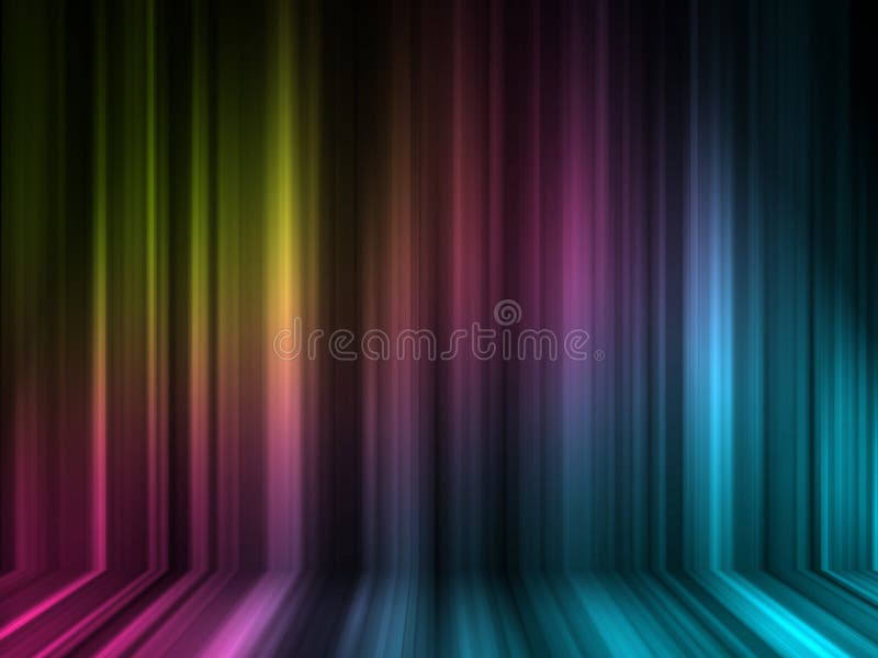 Many Color Lines with 3d Effect Stock Illustration - Illustration of ...