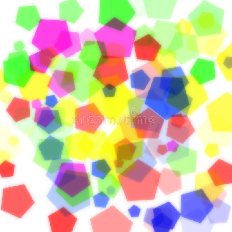 Colorful Pentagon Geometric Planters. Painted Concrete Planters for ...