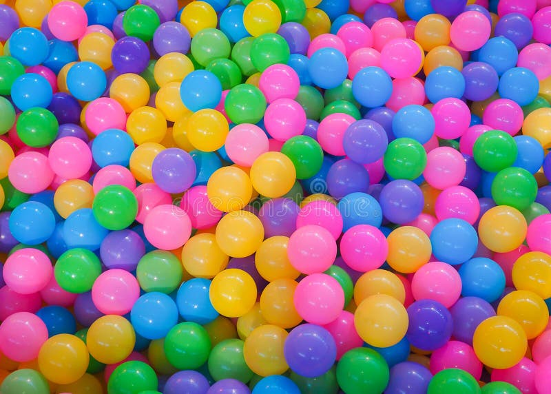 Many color plastic balls stock photo. Image of leisure - 100311732