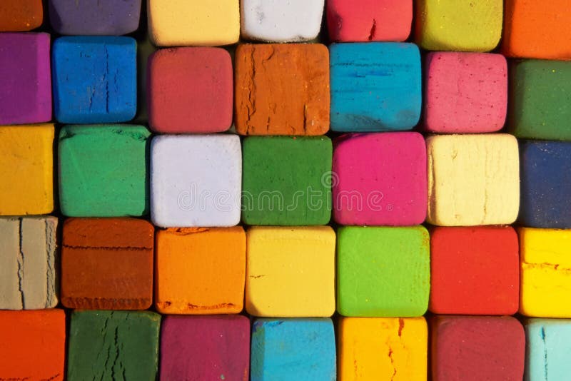 Square Pastels Filled with Screens. Stock Photo - Image of green ...