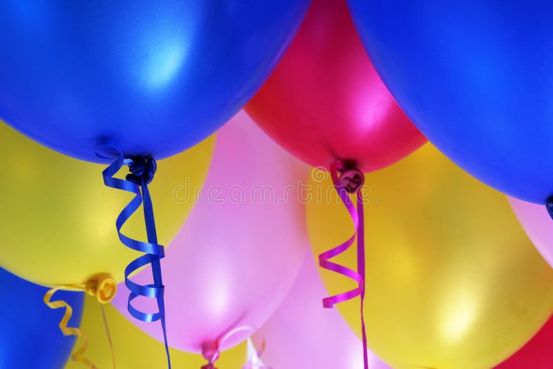 Many Colored Balloons stock photo. Image of color, clipping - 1366424