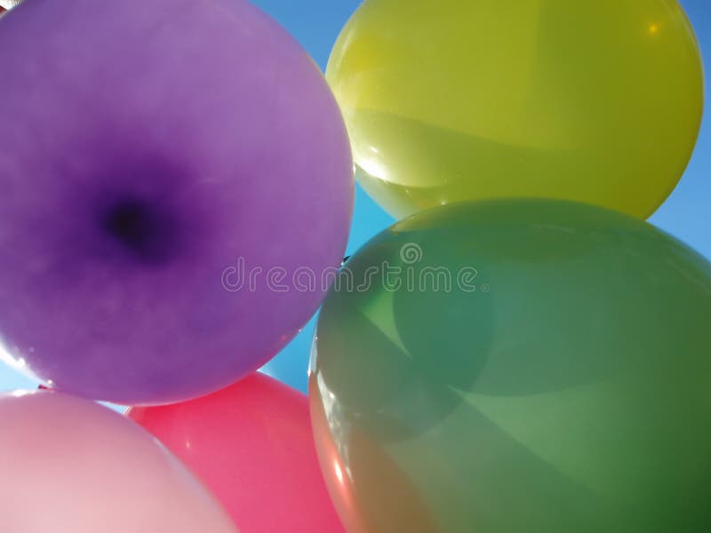 Many colored balloons stock image. Image of decoration - 202103
