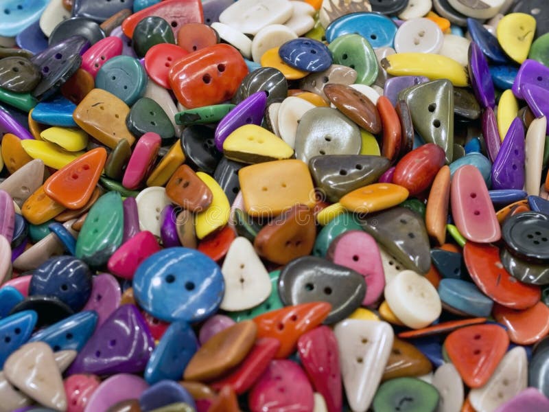 Many Colored Buttons Various Shapes Each Other Stock Photos - Free ...