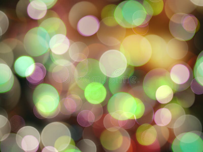Many Colored Glowing Bright Soft Round Lights Abstract Stock Photo ...