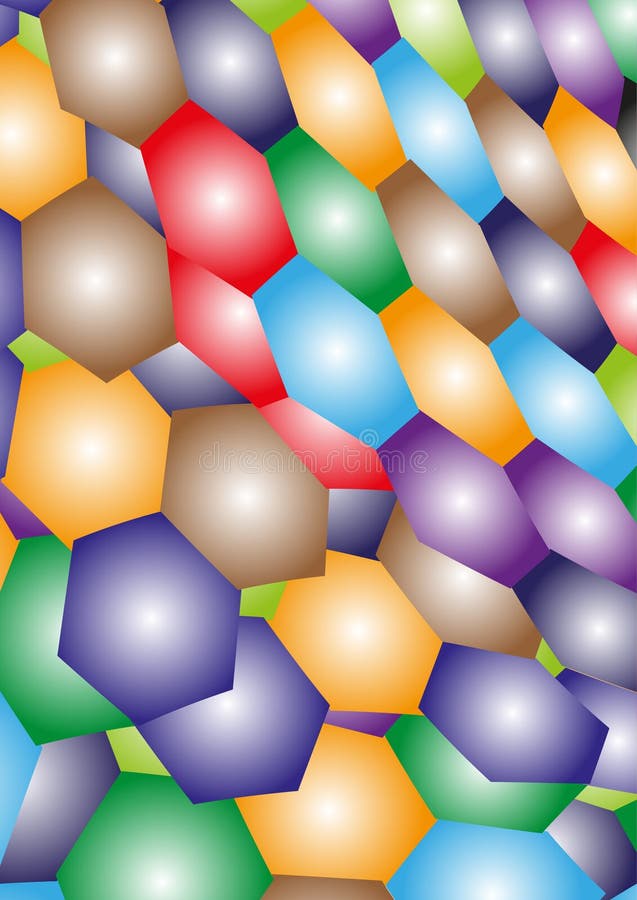 Abstract Bright Geometric Pattern with Gradients for Design. 3d. Stock ...