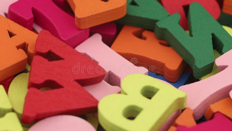 Many Colored Letters As a Symbol of Learning and Knowledge Stock ...