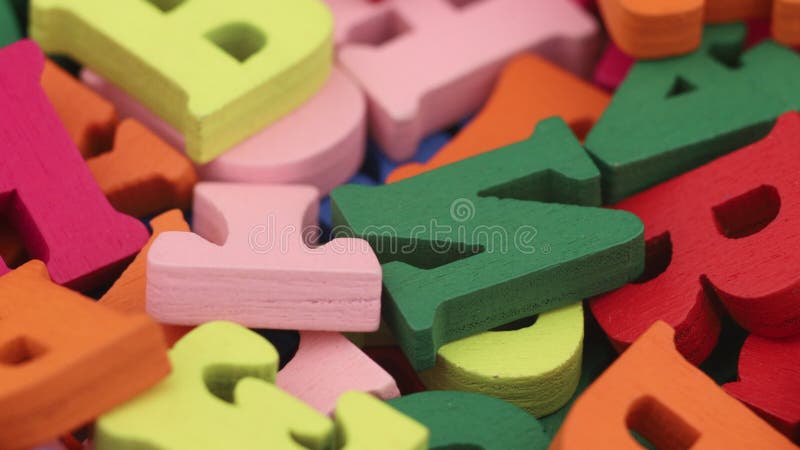 Many Colored Letters As a Symbol of Learning and Knowledge Stock ...