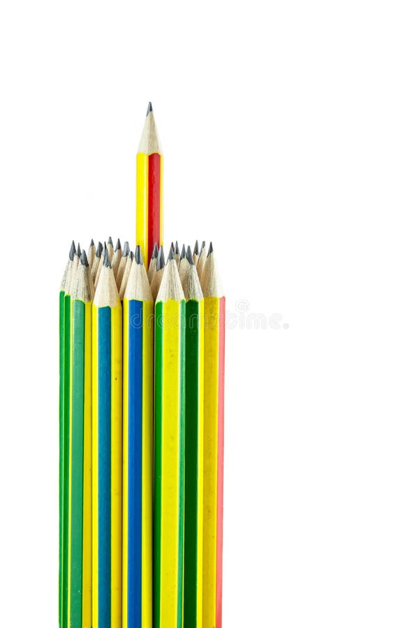 Many colored pencils stock image. Image of design, sharp - 54205571