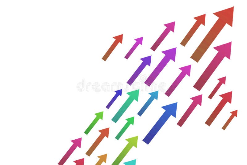 Many Colorful Arrows Stock Illustrations – 420 Many Colorful Arrows ...