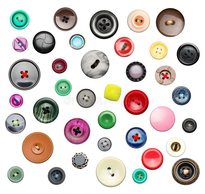Many colorful buttons stock photo. Image of fashion, item - 27679230