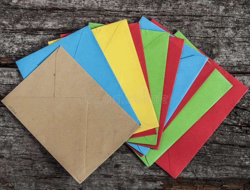 Stack of envelopes stock photo. Image of receive, business - 26705756