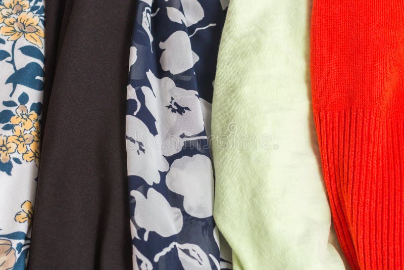 Many Colorful Fabric Cloth Textures with Patterns Stock Photo - Image ...