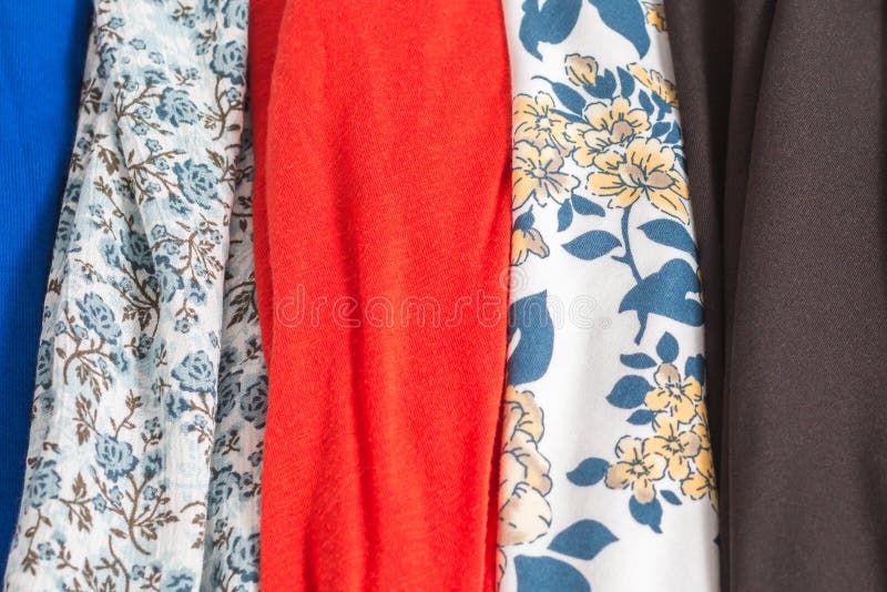 Many Colorful Fabric Cloth Textures with Patterns Stock Image - Image ...