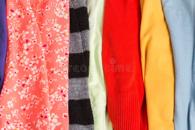 Many Colorful Fabric Cloth Textures with Patterns Stock Image - Image ...