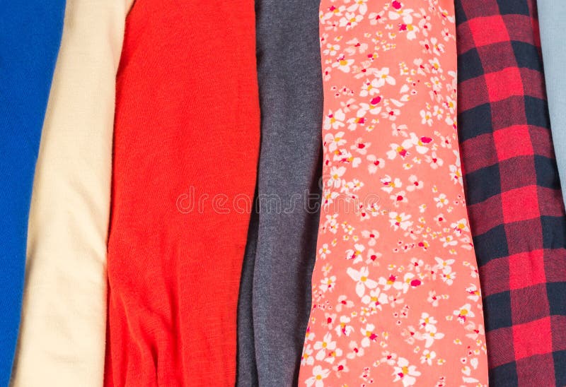 Many Colorful Fabric Cloth Textures with Patterns Stock Image - Image ...