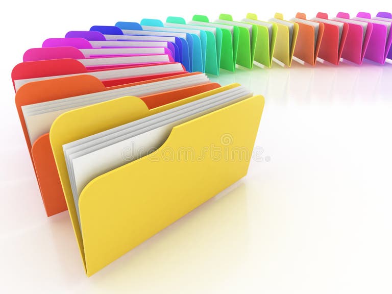 Project File Folders Stock Illustrations – 751 Project File Folders ...
