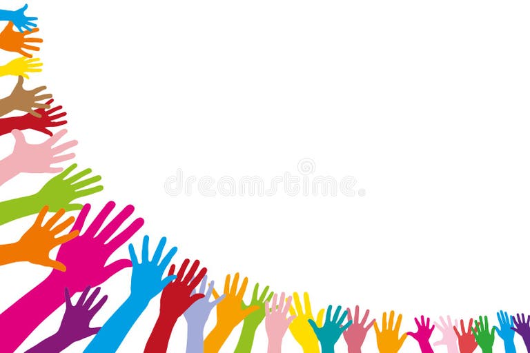 Many Hands Together Stock Illustrations – 2,692 Many Hands Together ...