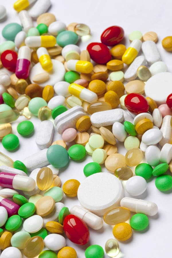 Many colorful medicines stock photo. Image of collection - 34917168