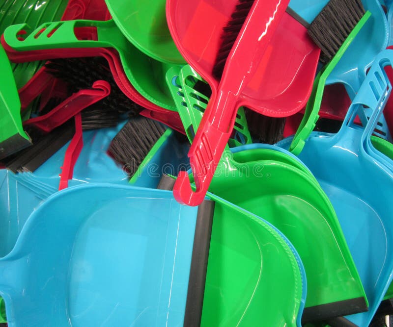 Plastic dustpan stock image. Image of plastic, sale, green - 29816503