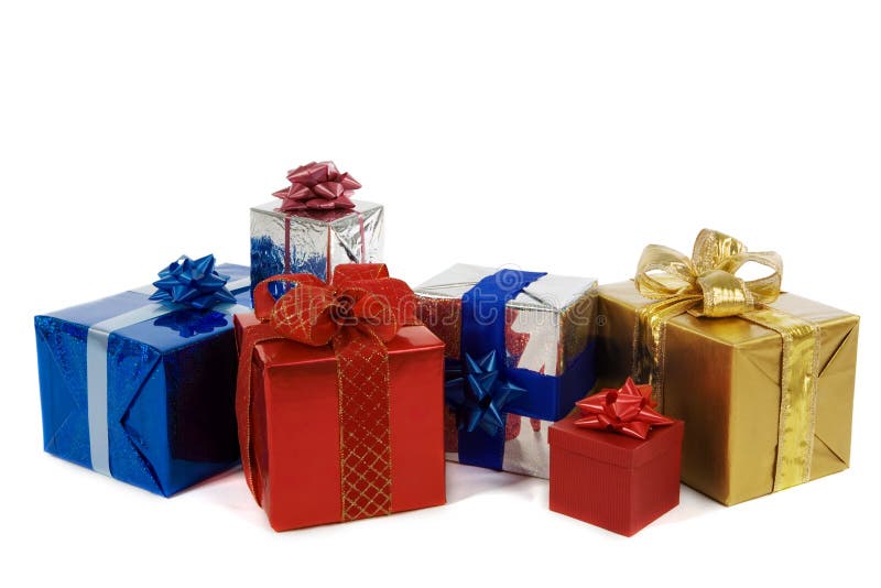 Many colorful presents stock photo. Image of astonishment - 1388760