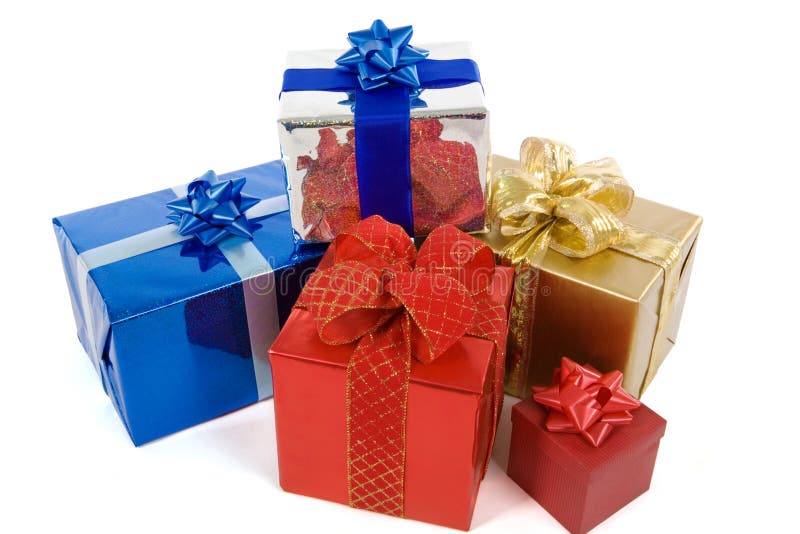 Many colorful presents stock photo. Image of astonishment - 1388760