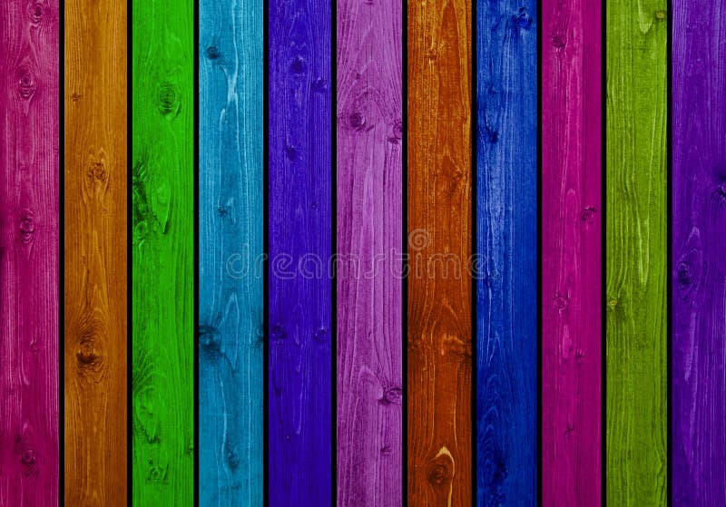 Many Colors on Wooden Planks Stock Image - Image of colors, plank ...