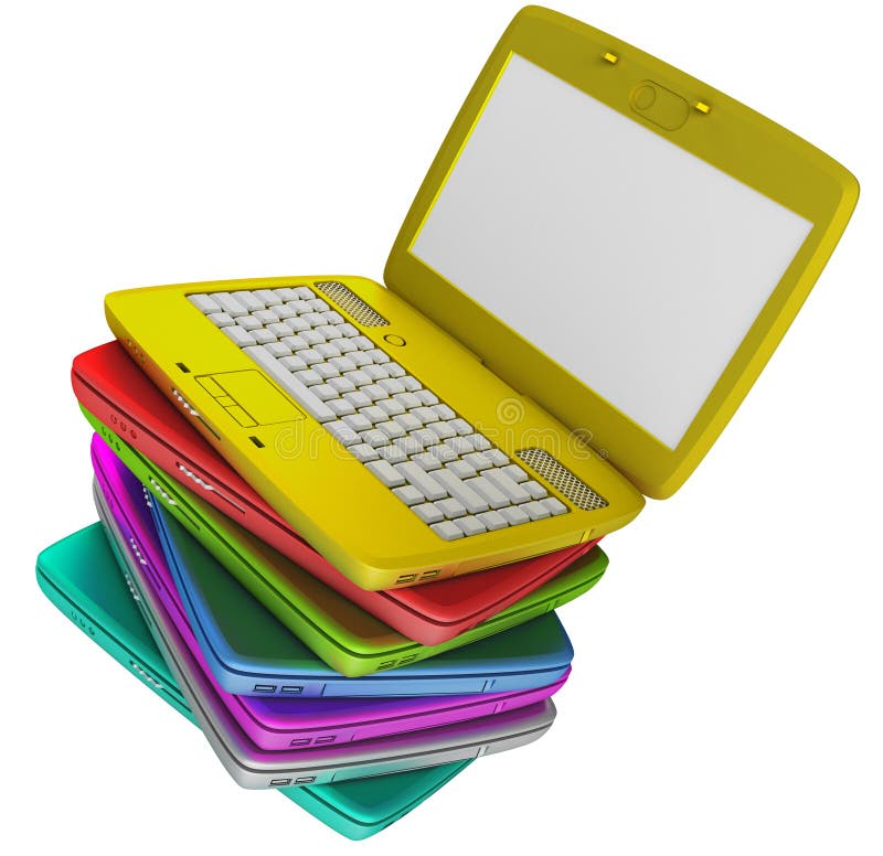 Many Laptops Stock Illustrations – 214 Many Laptops Stock Illustrations ...