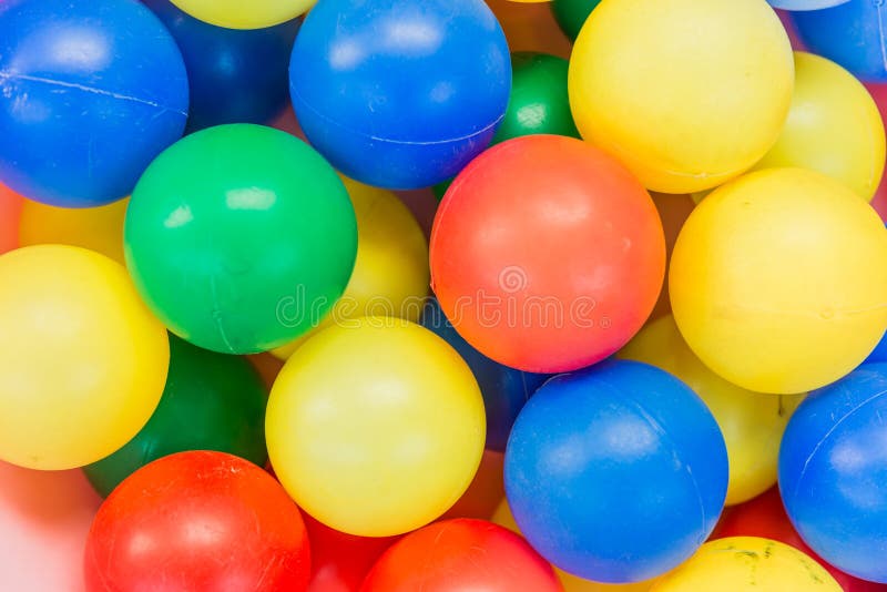 Many colour plastic balls stock image. Image of green - 33191209