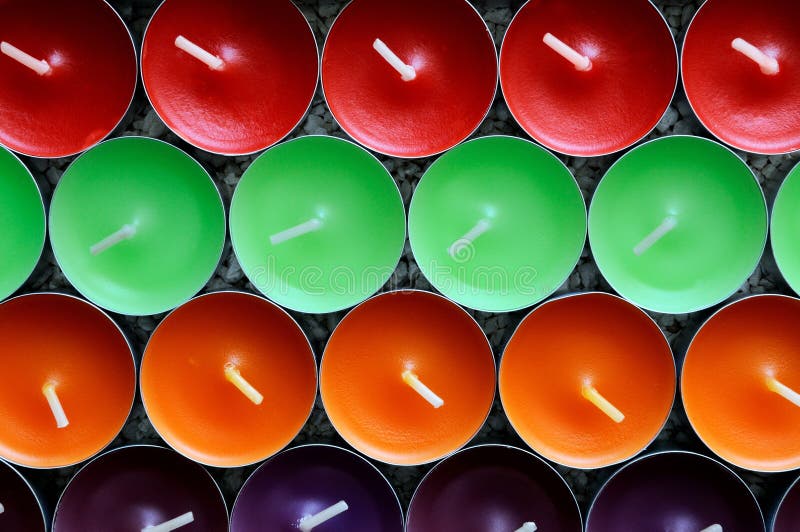 Coloured Candles Stock Images - Download 424 Royalty Free Photos