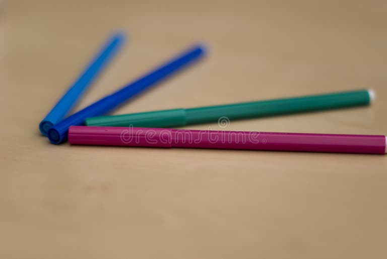 Many-coloured pens stock photo. Image of four, colored - 11531842