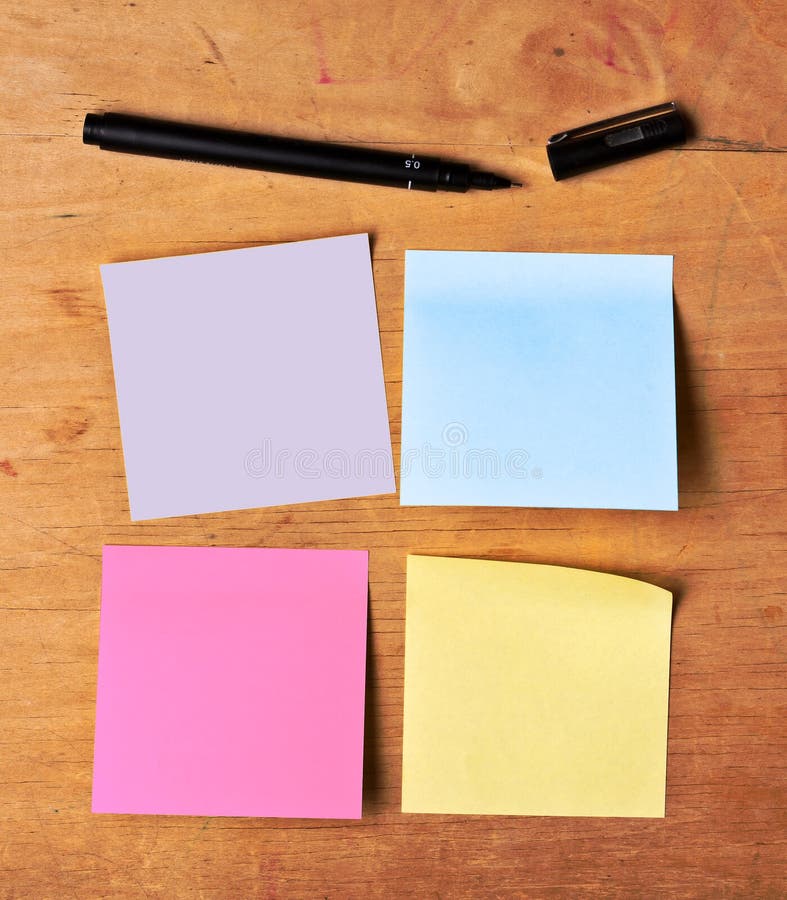 Many-coloured sticky paper stock image. Image of sticky - 16331663