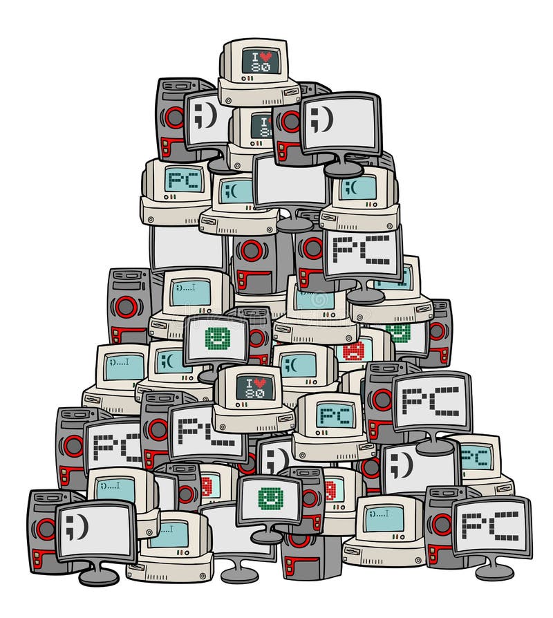 Group Computers Stock Illustrations – 2,678 Group Computers Stock ...