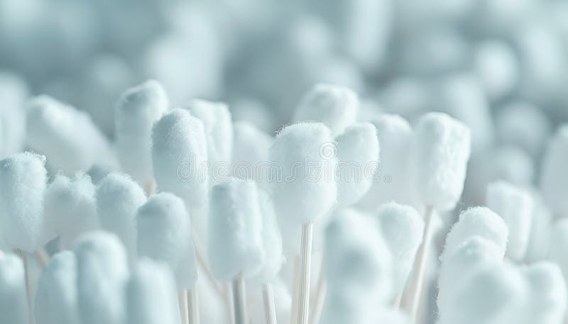 Many Cotton Buds As Background, Closeup View Stock Image - Image of ...