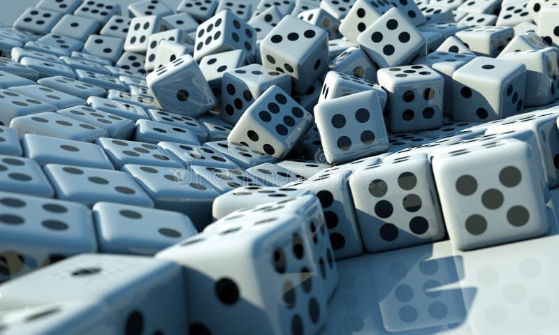Many Dice stock illustration. Illustration of plenty - 42162015