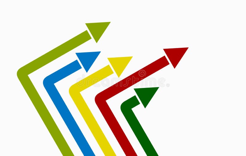 Many different arrows stock illustration. Illustration of sample ...
