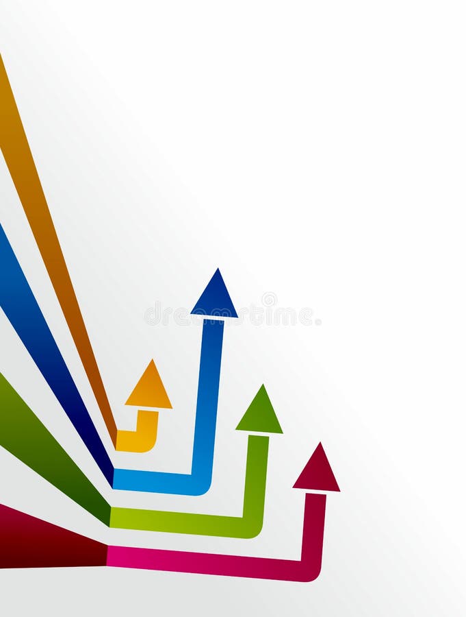 Many different arrows stock illustration. Illustration of metaphor ...