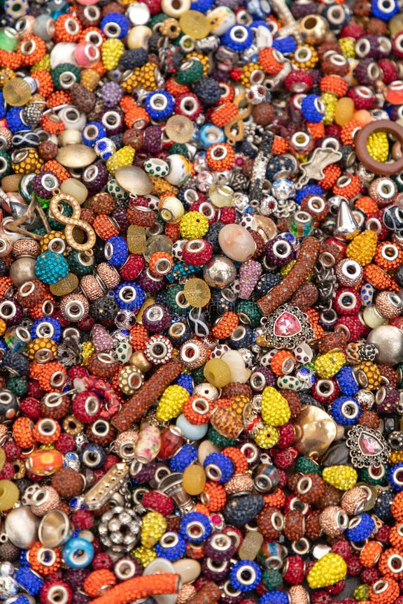 Colourful Beads stock photo. Image of craft, fashion - 159089170