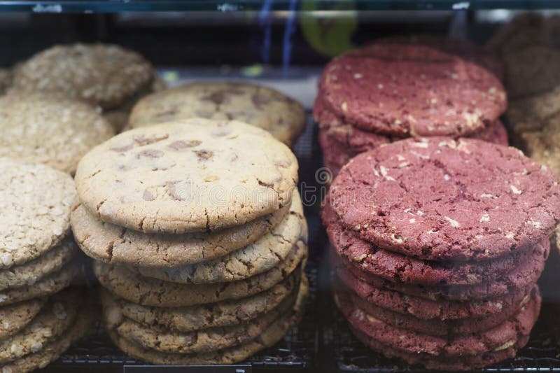 Many Different Cookies Trays Display Bakery Cafe Stock Photos - Free ...